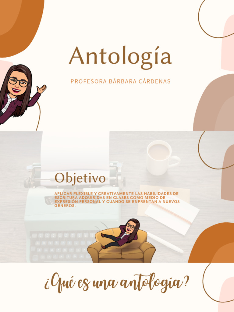 Características de una Antología Literaria | PDF | Autor | Antologías