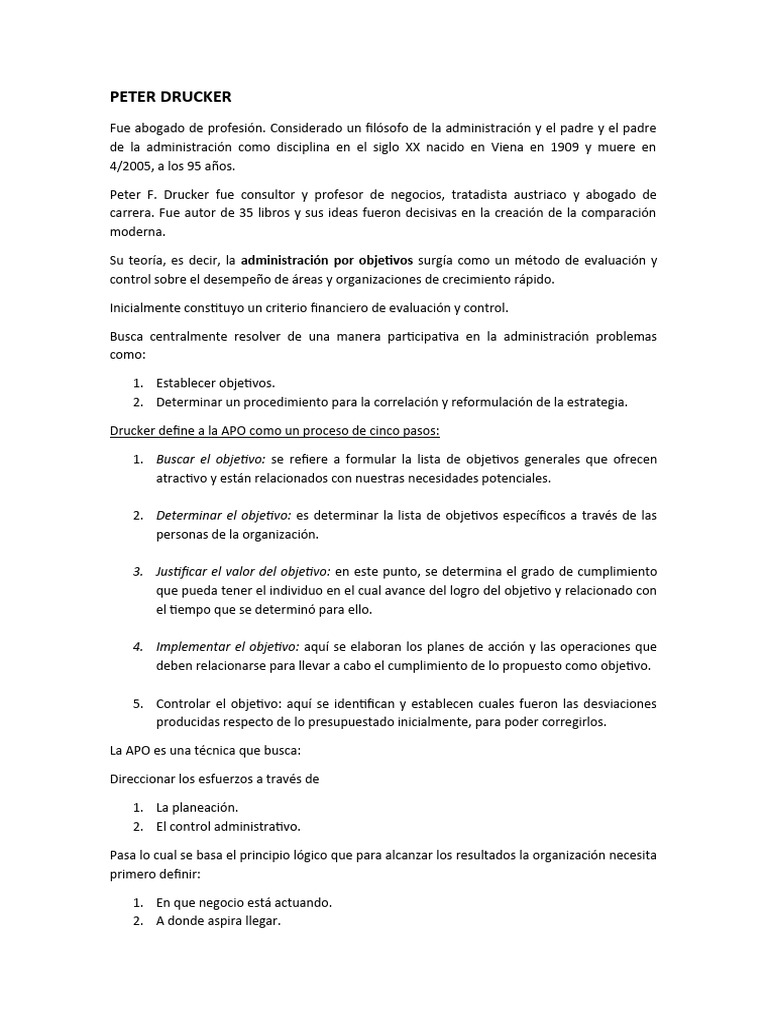 10-Peter Drucker | PDF | Evaluación | Innovación