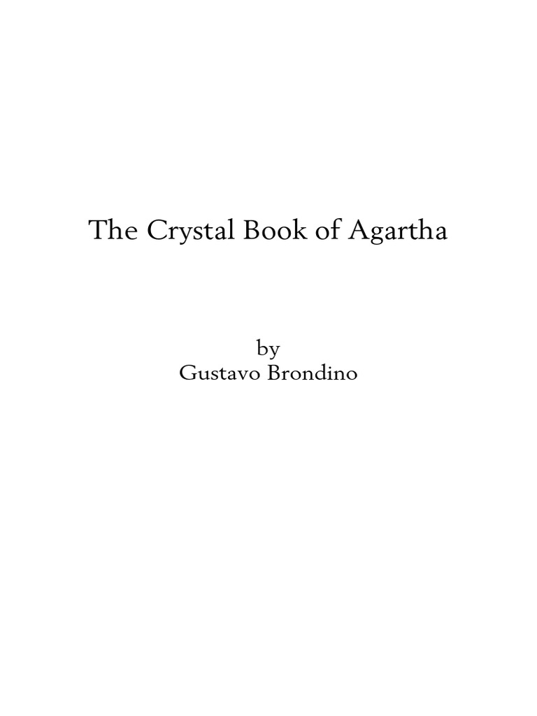 The Crystal Book of Agartha | PDF | Karma | Hatha Yoga