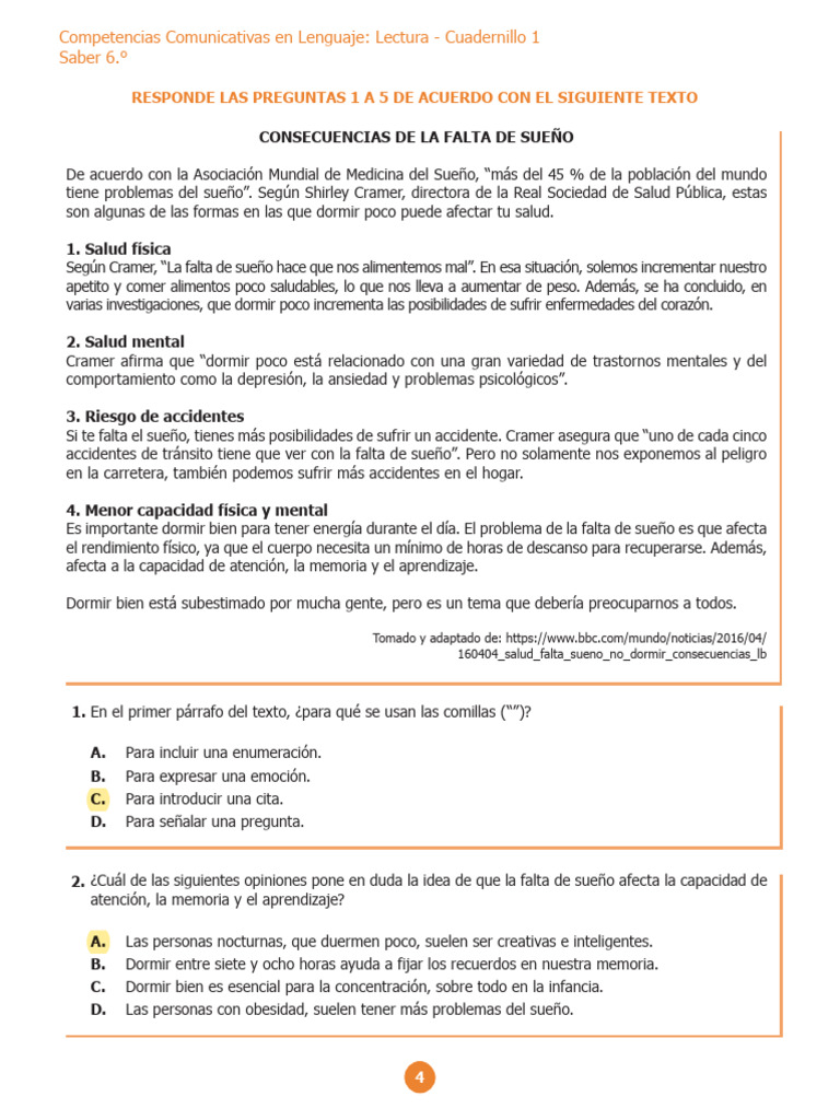Consecuencias de la falta de sueño | PDF | Dormir | Mente