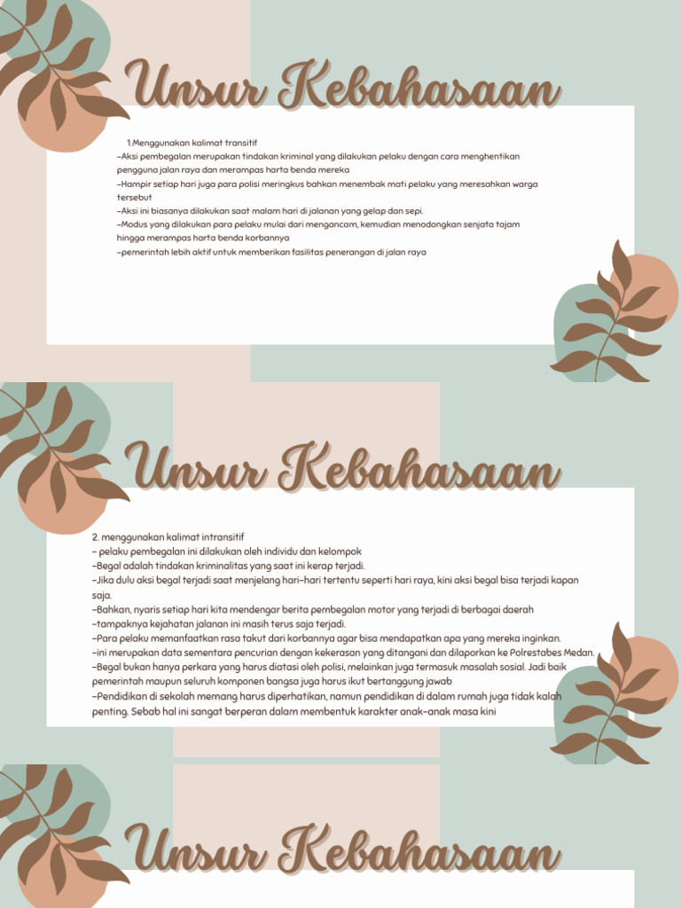 Unsur Bindo | PDF | Ilmu Sosial