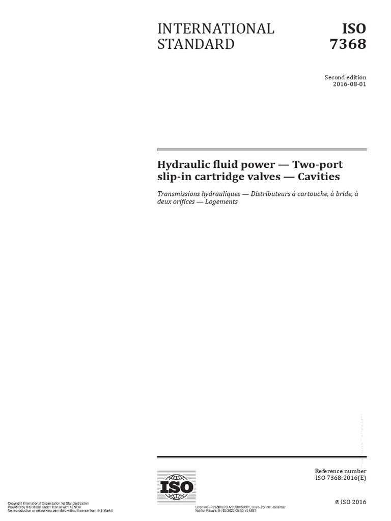 Iso 7368 | PDF | International Organization For Standardization | Screw