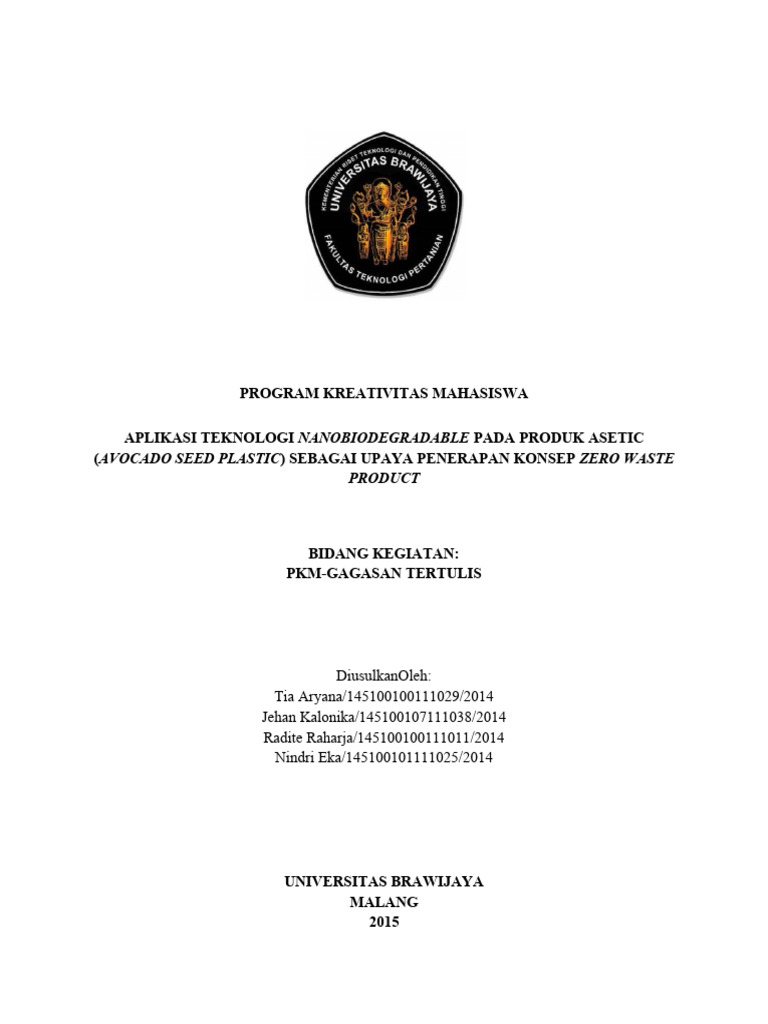 Contoh PKM 3 | PDF