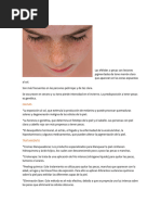 Efélides: Pecas y su Tratamiento | PDF | Piel | Dermatología