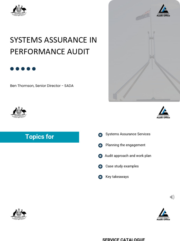 Systems Assurance in Performance Audit | PDF | Audit | Information