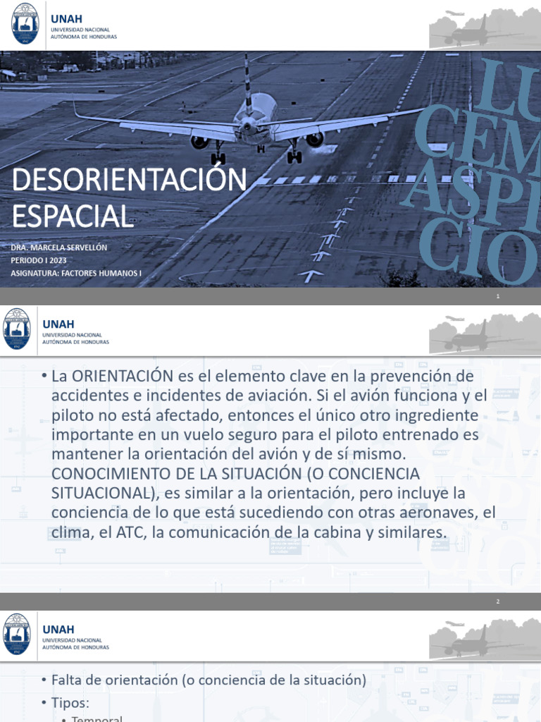 Desorientación Espacial | PDF | Percepción visual | Percepción
