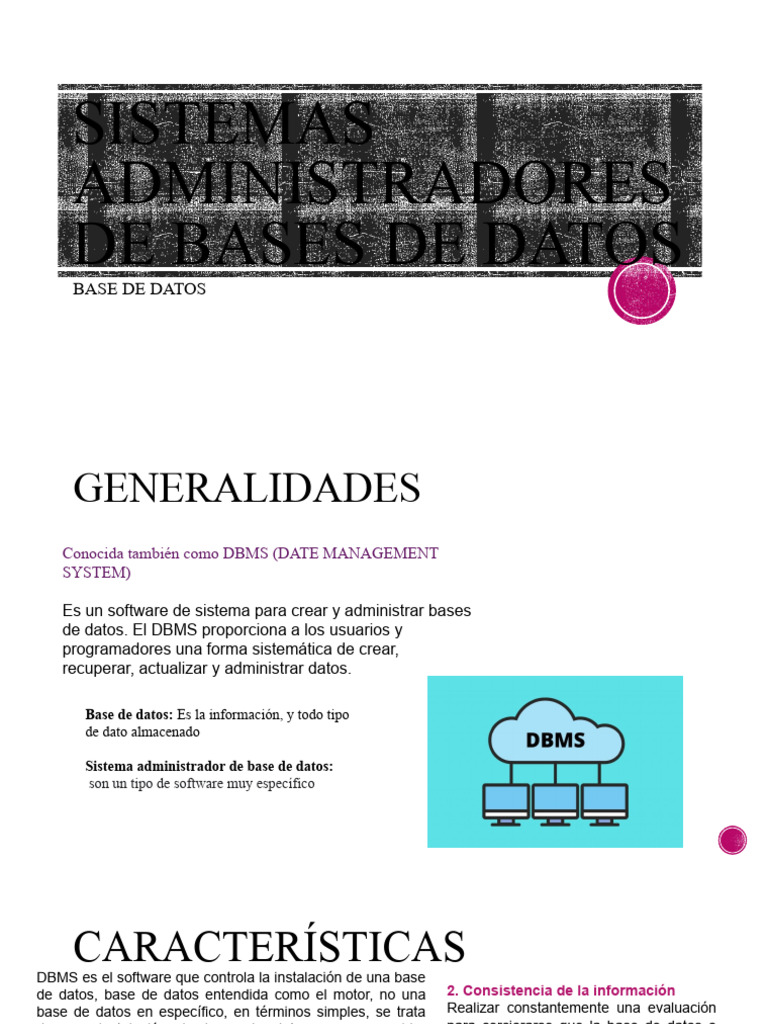 Sistemas Administradores de Bases de Datos - Presentacion | Descargar ...