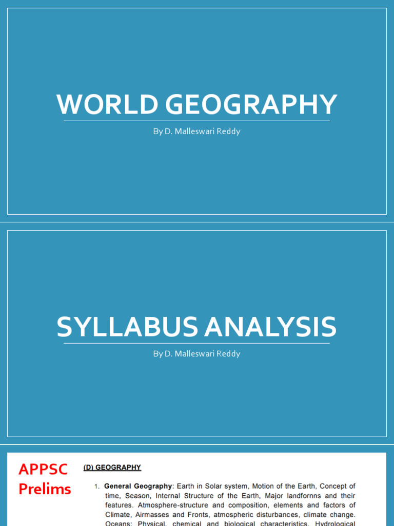 Overview of World Geography | PDF | Plate Tectonics | Precipitation