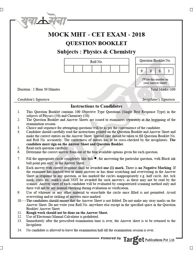 MHT-CET PCB (PDFDrive) | PDF | Magnesium | Capacitor