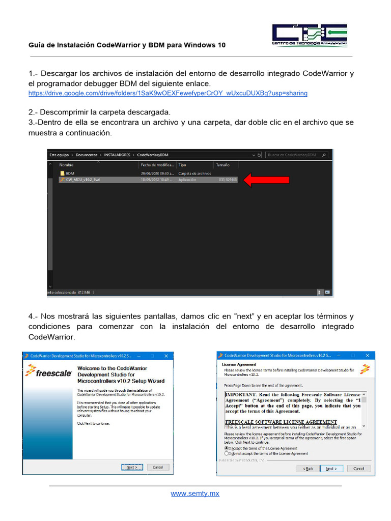 Guia de Instalacion CodeWarrior y BDM para Windows 10 | PDF | Windows 10 | Microsoft Windows
