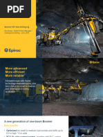 Epiroc Simba E70 S: Smart Drilling Rig | PDF | Drill | Drilling