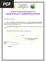 Brgy - Barc Certification | PDF | Agriculture