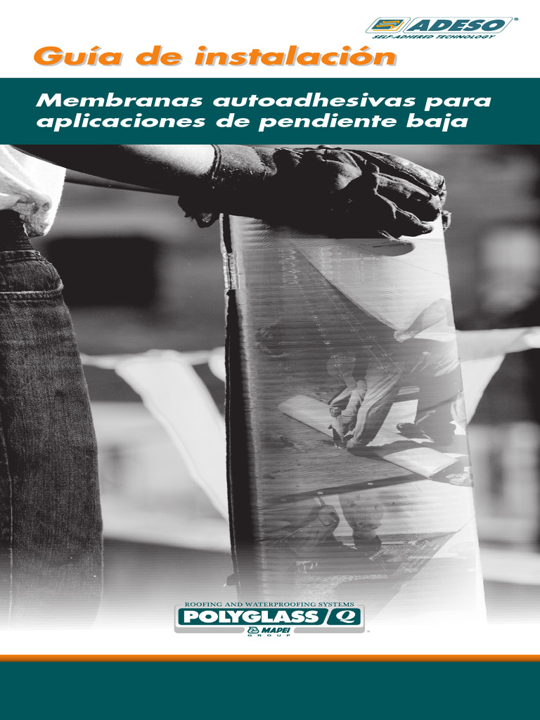 Adeso Low Slope Installation Guide Spanish | PDF | Hormigón | Soldadura
