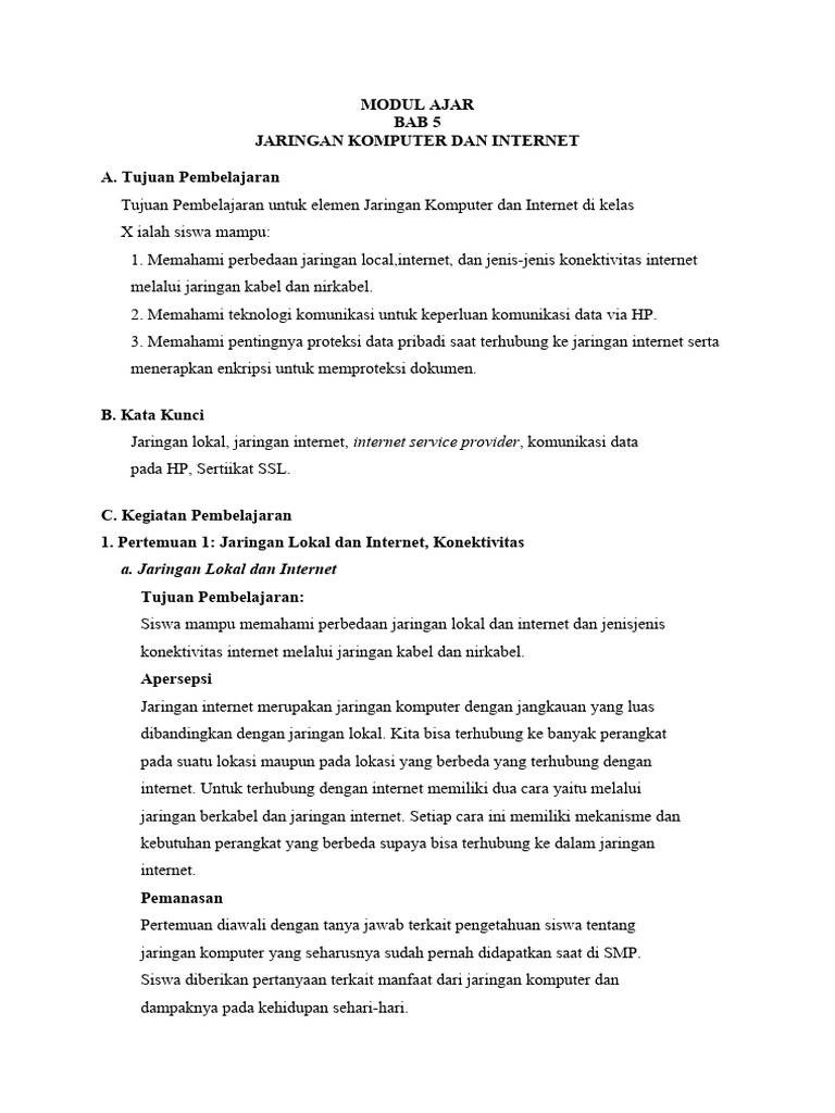 Modul Ajar 5 | PDF | Komputer | Teknologi & Rekayasa