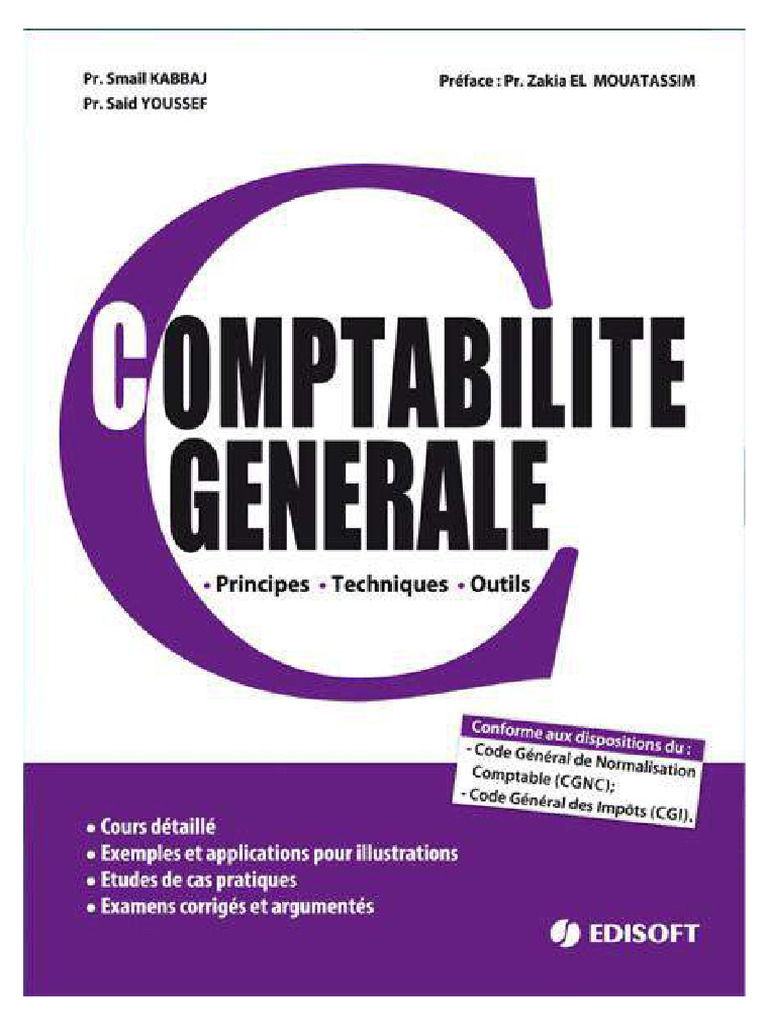 LIVRE DE COMPTABILITE GENERALE KABBADJ (1) - Compressed | PDF