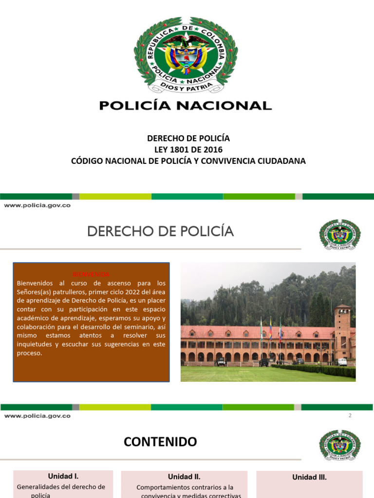 Derecho De Policia Conceptos Basicos Pdf Policía Derechos Humanos