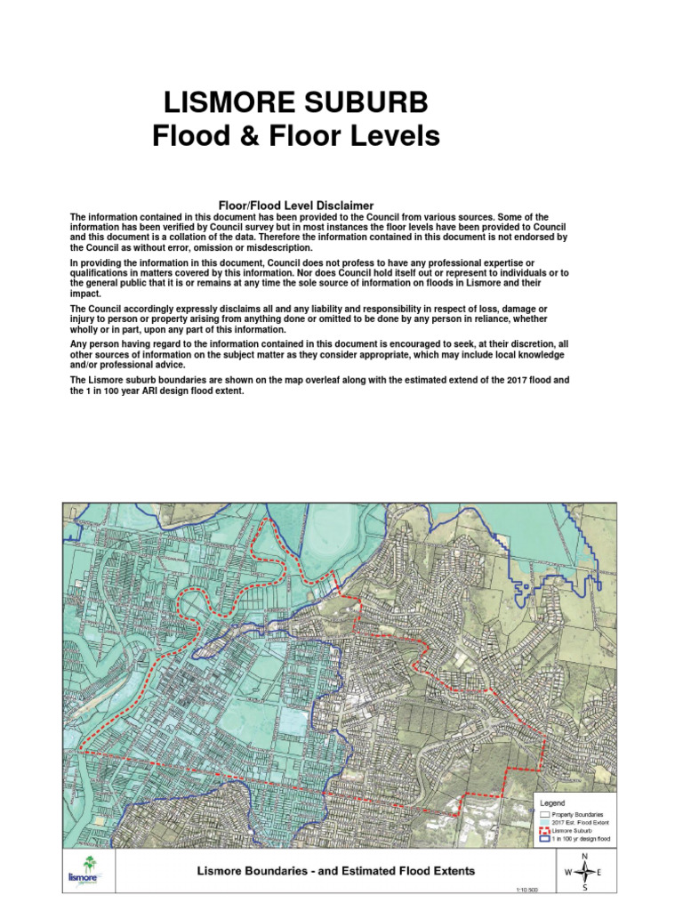 Lismore Flood & Floor Levels Guide | PDF