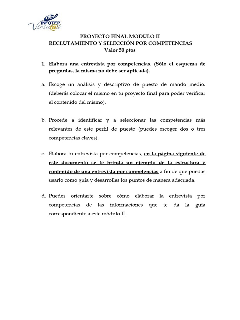 Proyecto Final Modulo Ii | PDF