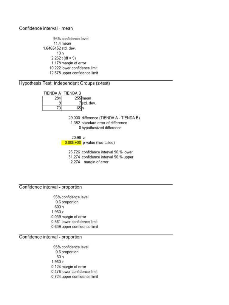 PC1 Estadistica Inferencial | PDF | Desviación Estándar | Teoría de la estimación