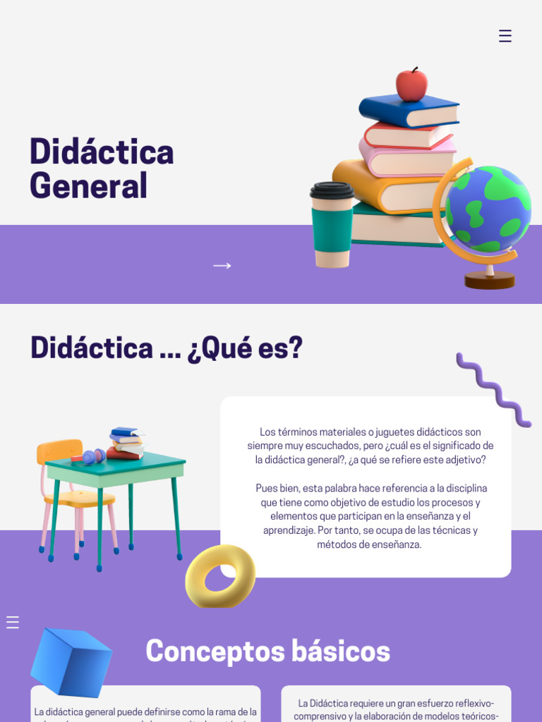 Didáctica General | PDF | Aprendizaje | Enseñando