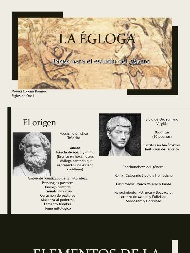 Características de la Égloga en Virgilio | PDF | Virgilio | Poesía
