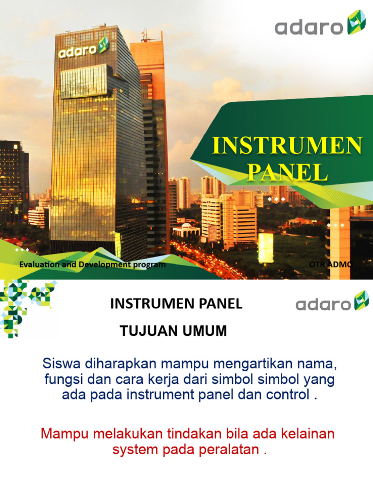Panduan Instrumen Panel HD 785-7 | PDF | Komputer