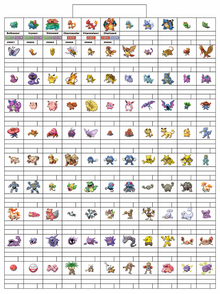 Pokédex 1 | PDF
