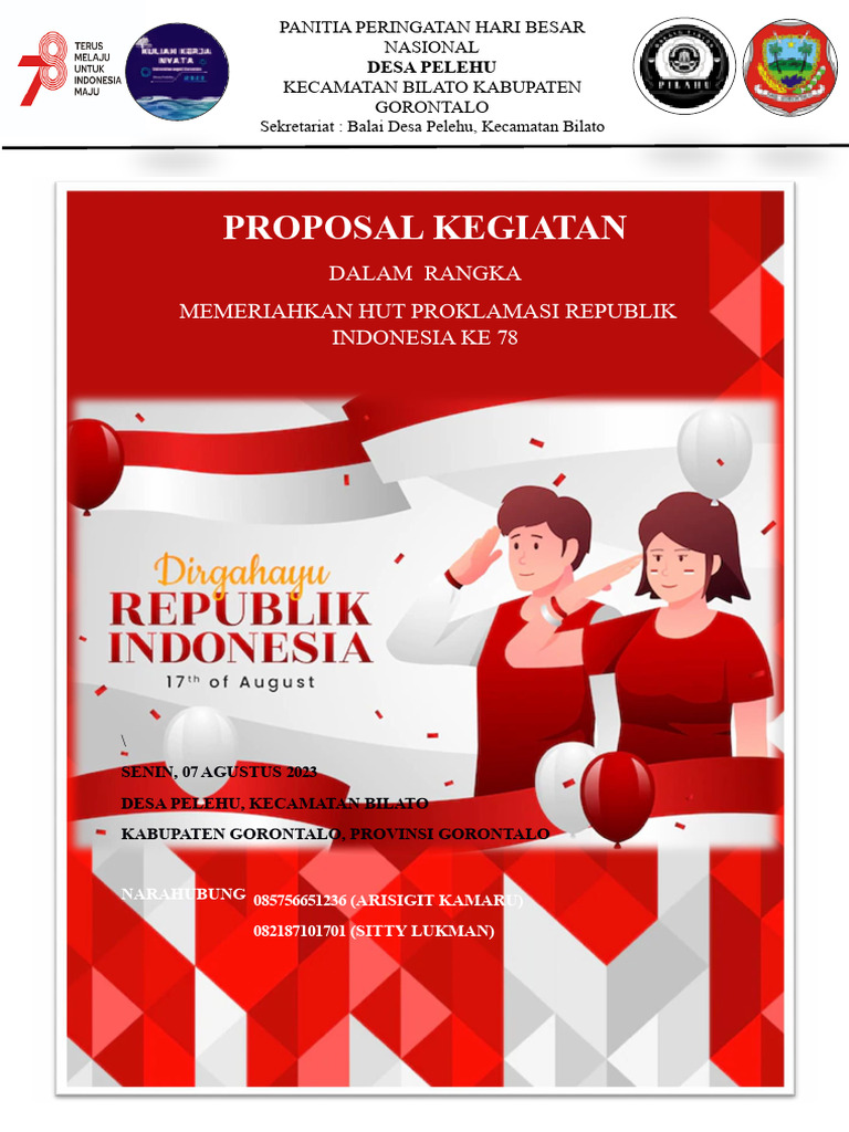 Proposal Kemerdekaan RI 1 | PDF