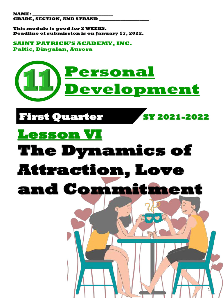 Perdev Q1-L6 | PDF | Love | Romance (Love)