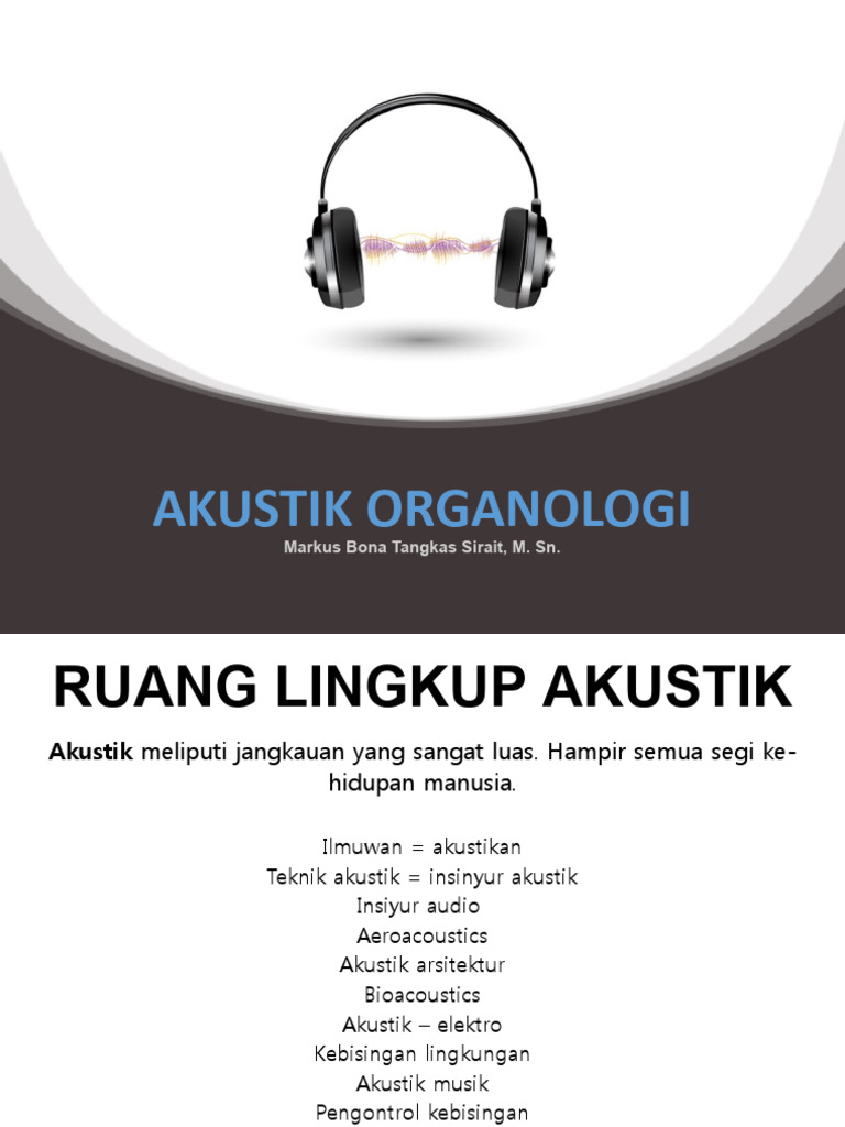 Akustik Organologi | PDF