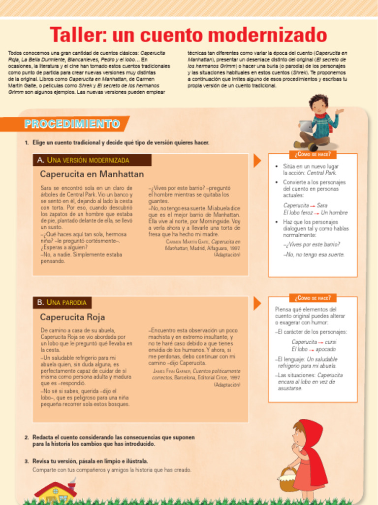 Taller Del Cuento | PDF | Caperucita Roja | Cuentos