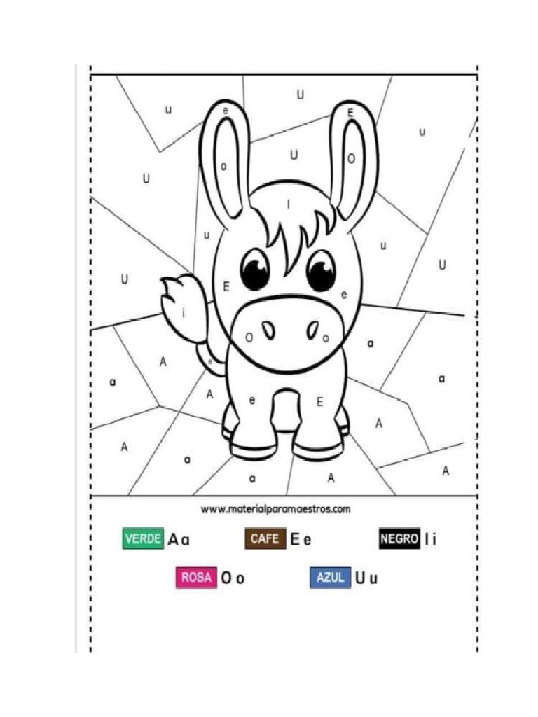 Vocales Mayúsculas | PDF