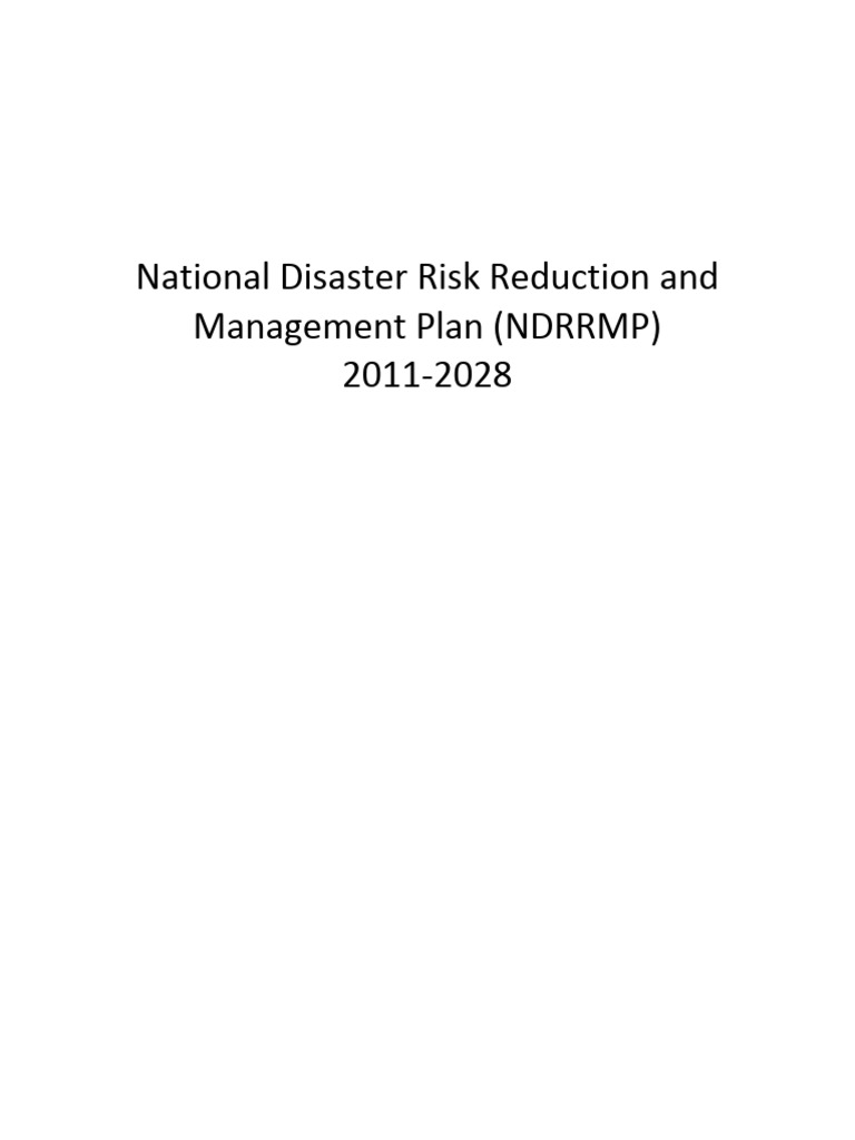 NDRRMP: A Roadmap for Resilient Development | PDF | Emergency ...