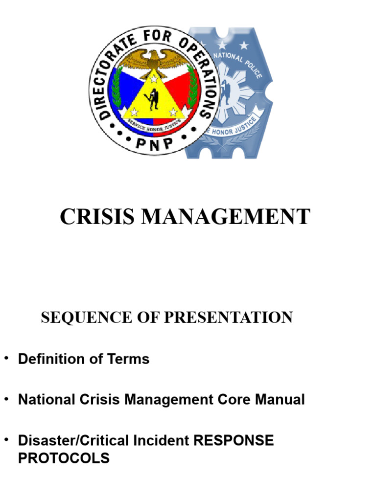 Crisis Management Pdf Emergency Management Crisis Management
