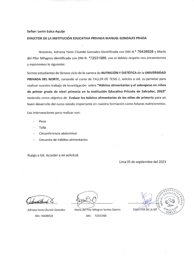 Firma Del Director | PDF
