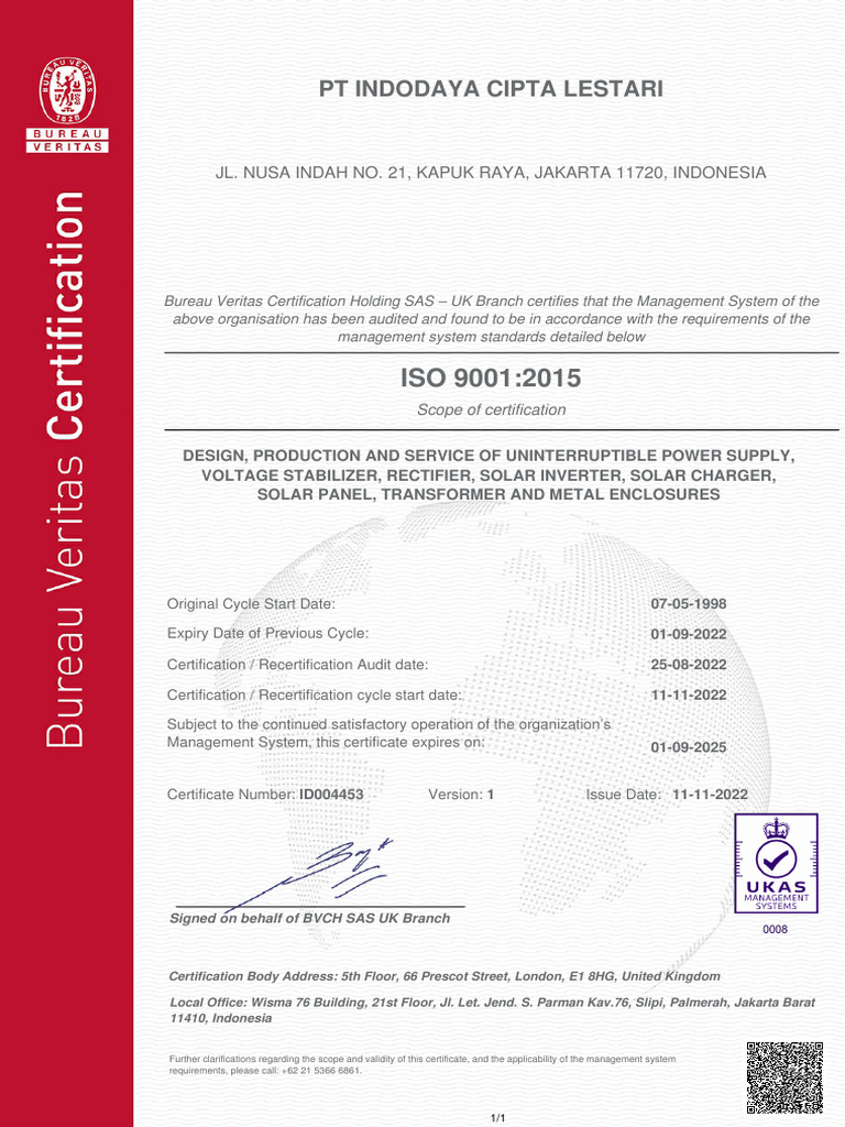 Brosur, TKDN, Certificate Pju Embung | PDF | Rechargeable Battery | Computer Engineering