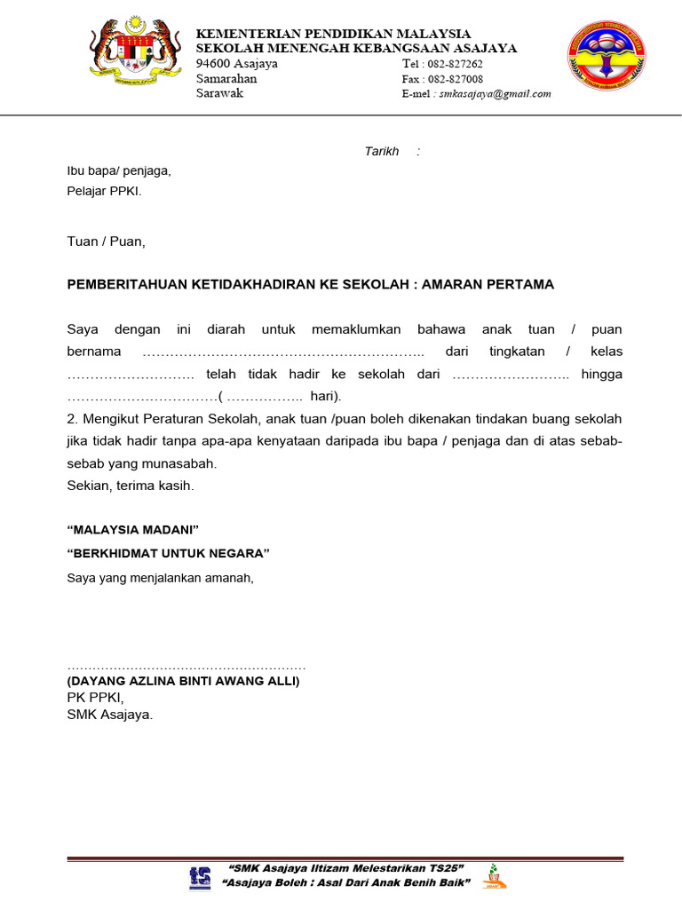 Surat Amaran Ppki | PDF Surat Amaran Ppki | PDF