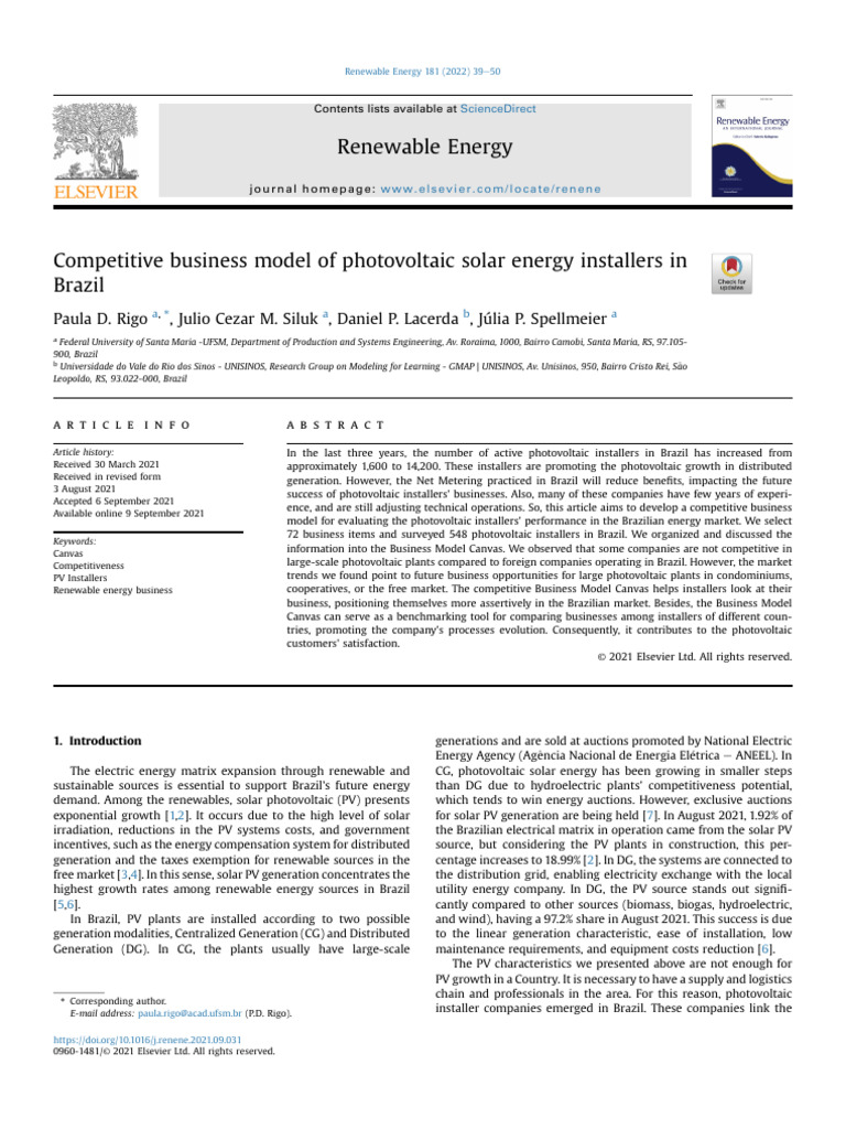 7.2022 - Competitive Business Model of Photovoltaic Solar Energy ...