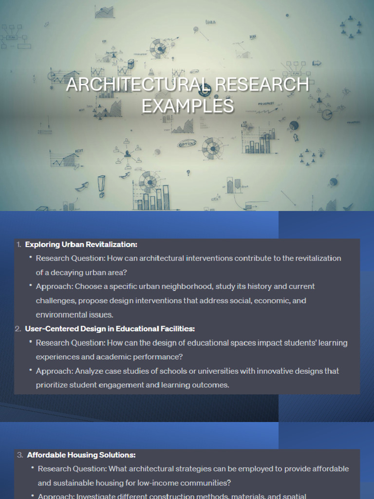 Architectural Research Examples | PDF