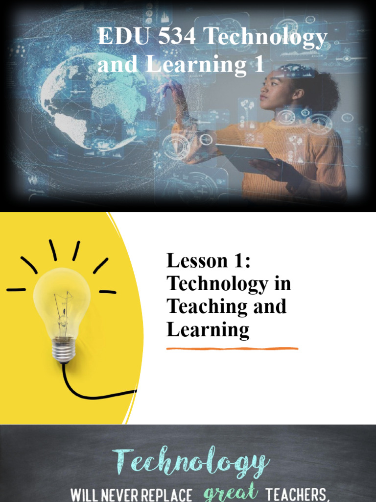 EDU 534 Technology and Learning 1 | PDF | Career & Growth | Art