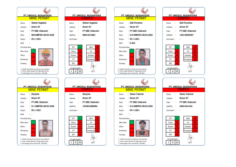 Simper - PT Dbe | PDF