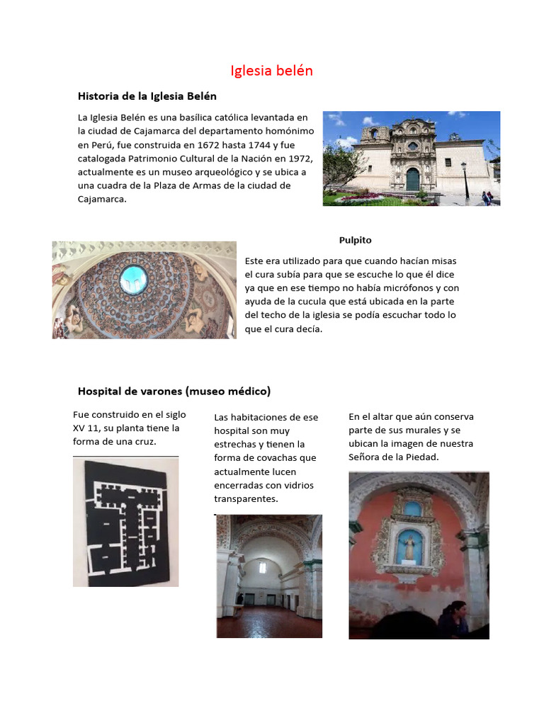 Iglesia Belén | PDF | Iglesia (edificio)