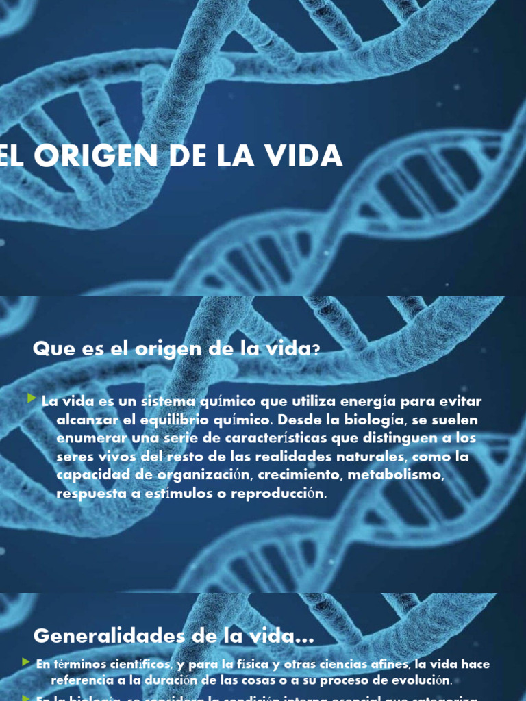 Origen de La Vida - Maylen Camila. | PDF | Vida | Organismos