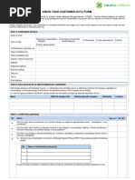 PEP Declaration Form | PDF | Justice | Crime & Violence