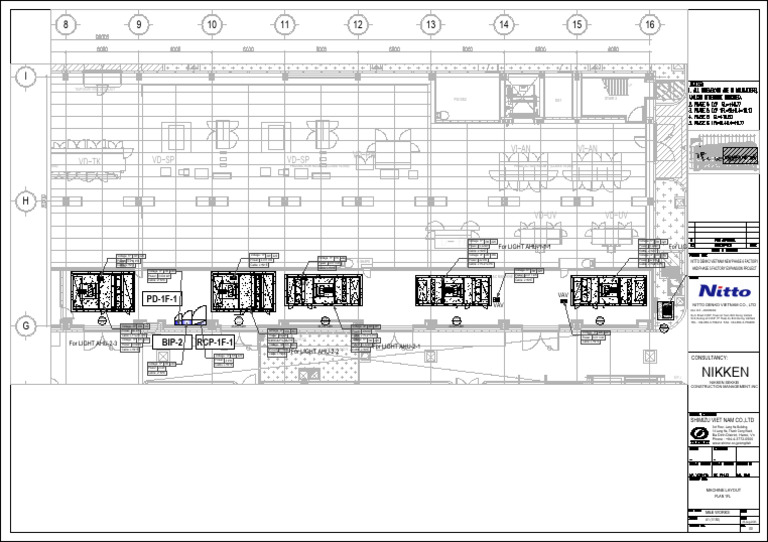 Machine Layout Plan 1fl-Ab-M-501-10.02 | PDF | Electrical Engineering ...