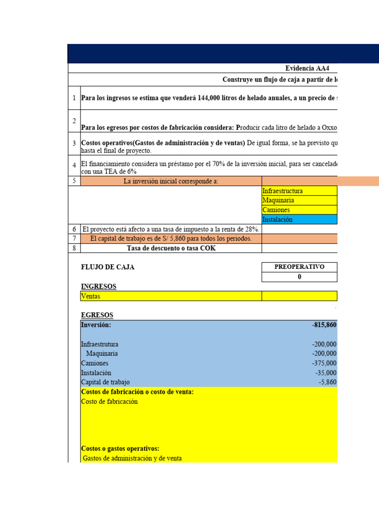 Analisis Financiera AA4 Final.. | PDF | Flujo de efectivo | Estado de resultados