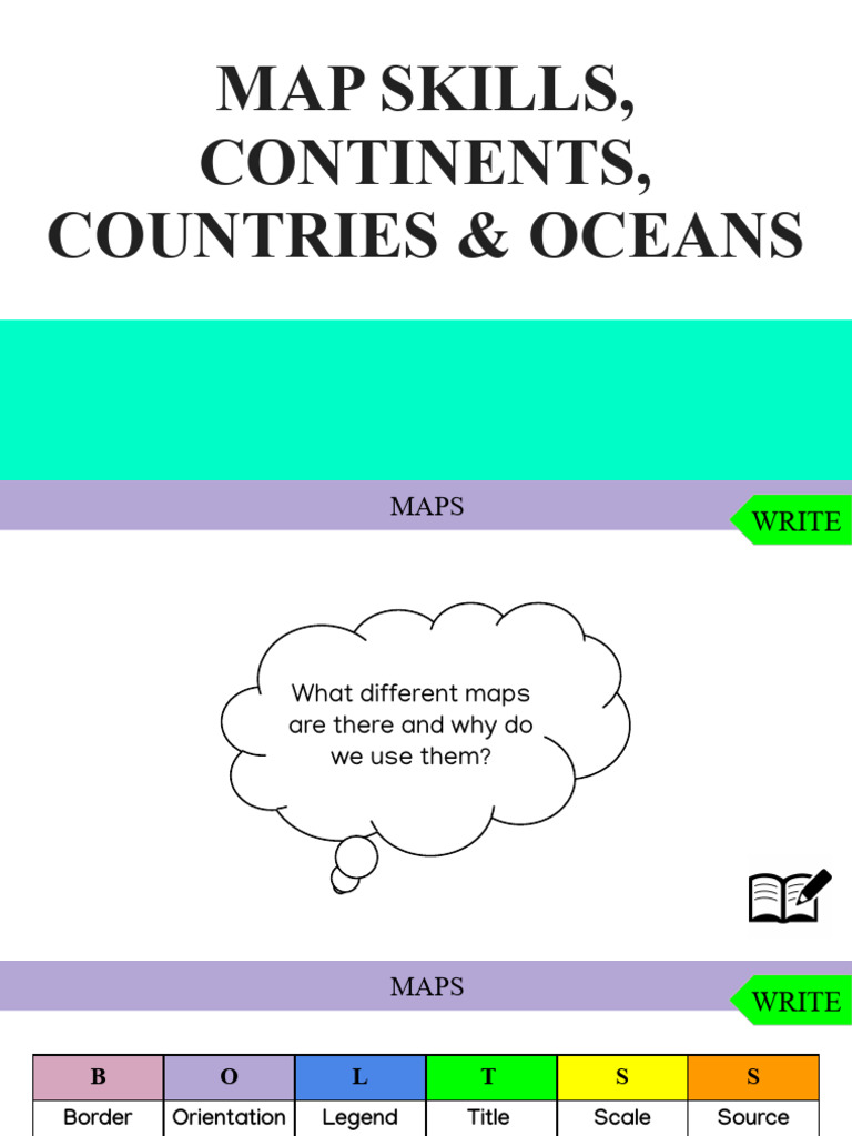 Map Skills | PDF | Latitude | Map