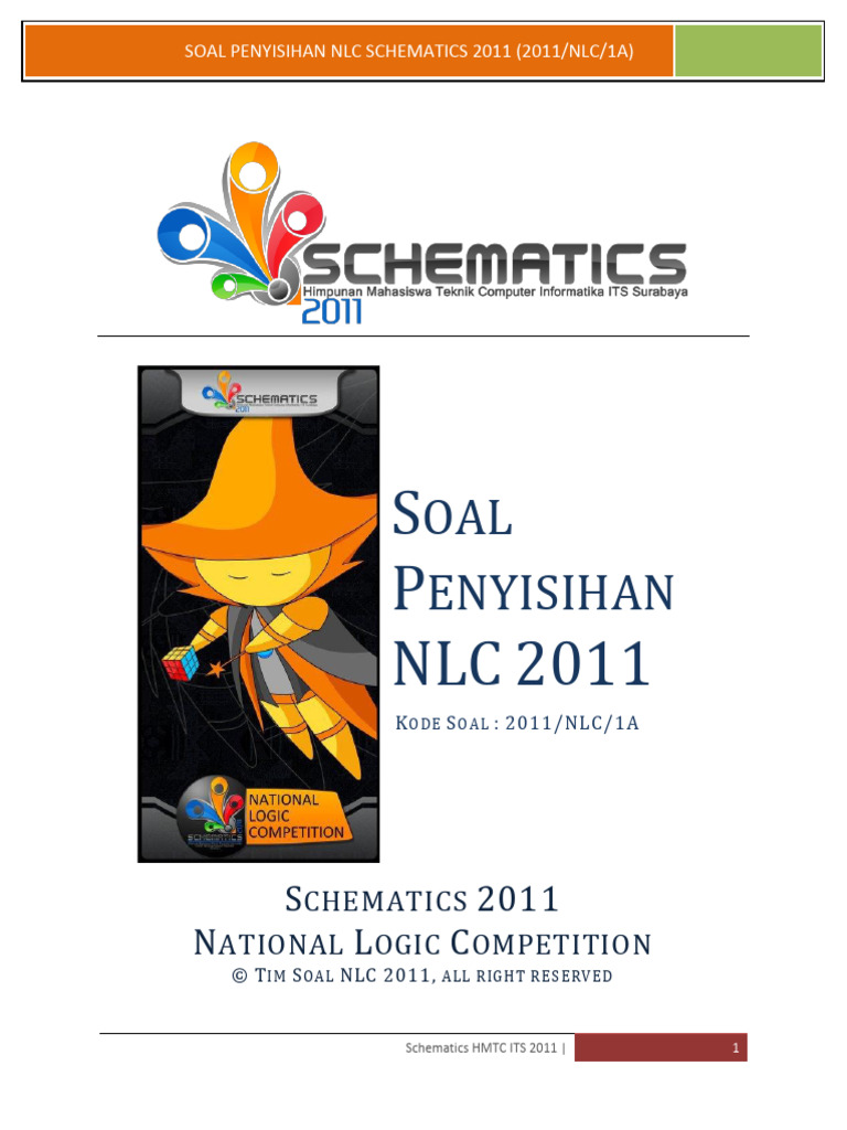 Soal Penyisihan Schematics 2011 National Logic Competition Soal Penyisihan NLC Schematics 2011 ...