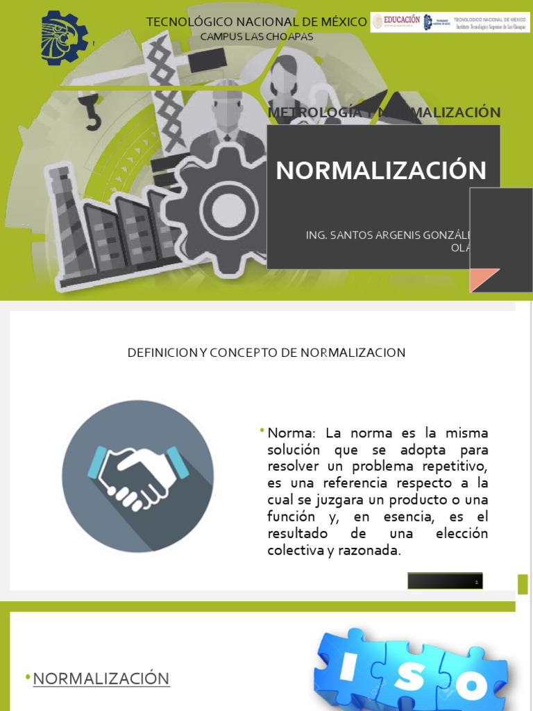 Normalizacion | PDF | Metrología | Estandarización