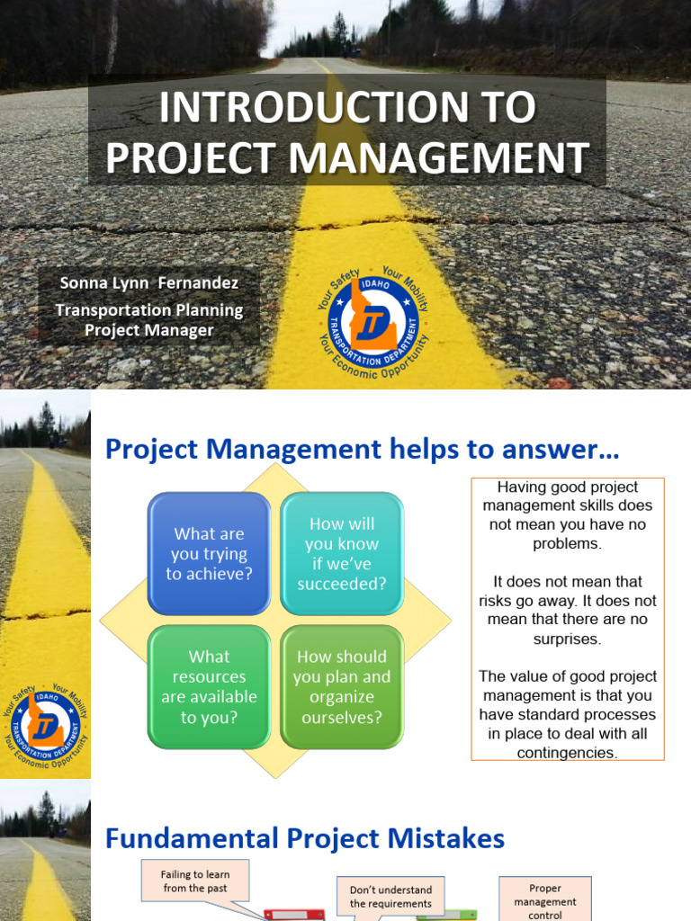 Introduction To Project Management | Download Free PDF | Project ...